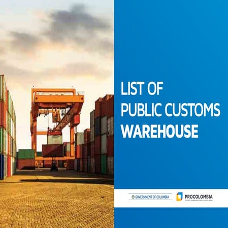 Web list of public customs warehouse 11 mayo | PDF