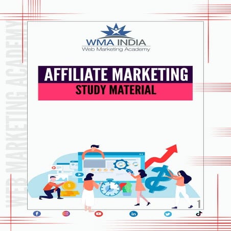 Web Marketing Academy Study Material - Affiliate Marketing | PDF