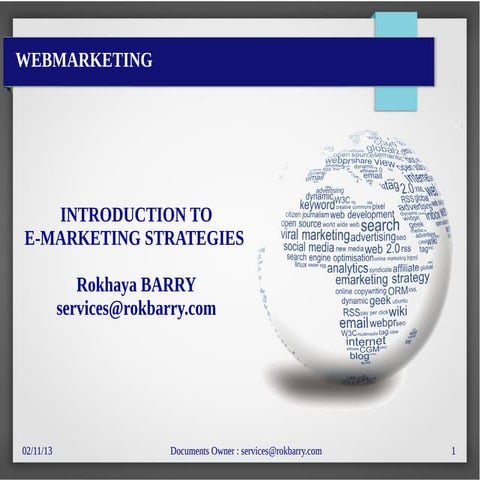 Chapter 9 e- active marketing- online marketing | PPTX