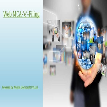 Web MCA ’e’ Filing | PPTX
