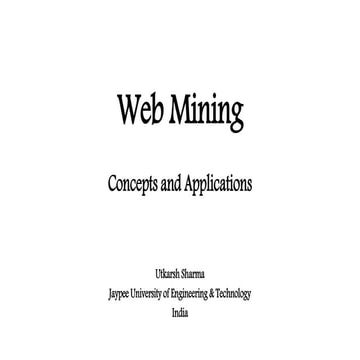 Web Mining Concepts And Applications Ppt