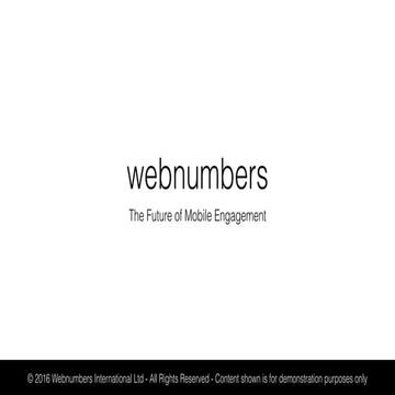 Webnumbers Overview | PPT