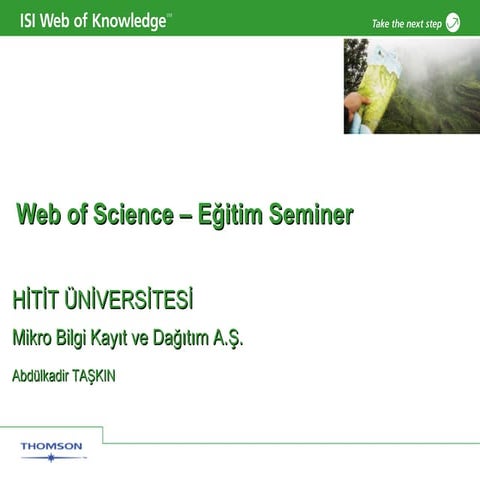 Web Of Science | PPT