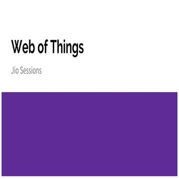 Web of things | PDF