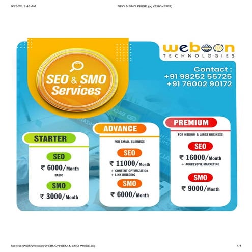 Weboon Packages | PDF