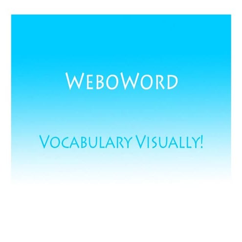 WeboWord-Vocabulary Visually! | PDF | Beekeeping | Hobbies & Interests