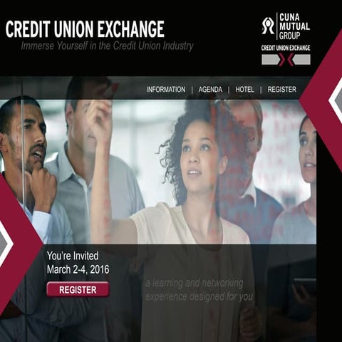 Credit Union Exchange - Registration Website | PPT