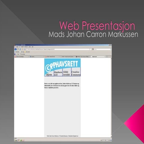 Web presentasjon | PPTX