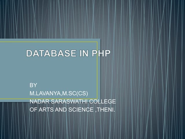 Web programming | PPT Web programming | PPT
