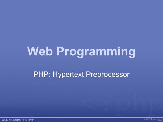 Algoritma & Pemrograman | PPTX