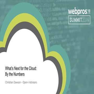 What's Next for the Cloud: By the Numbers | PPT