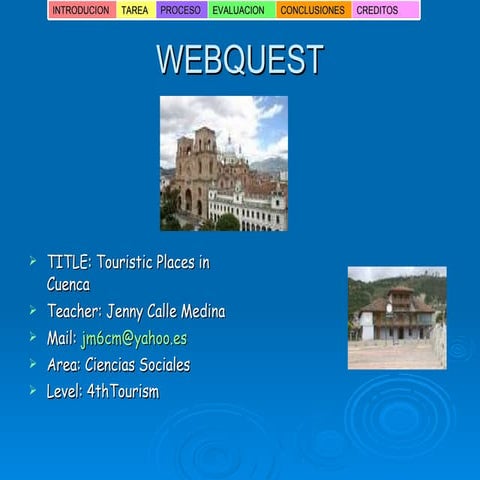 Around the world webquest | ODT