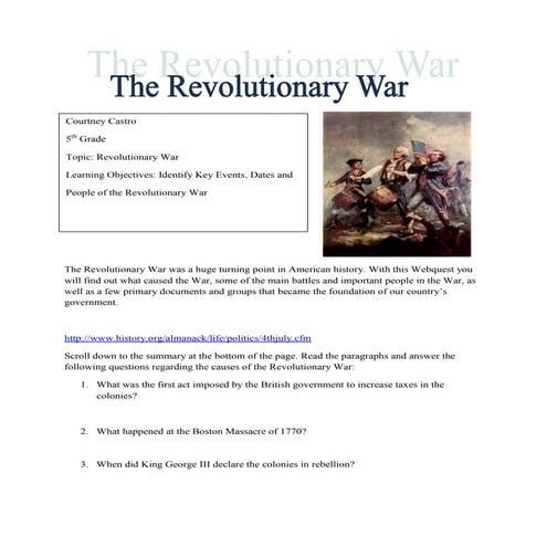 Webquest | DOCX | War and Conflicts