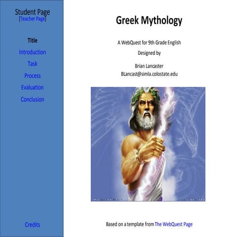 Greek Webquest | PPT