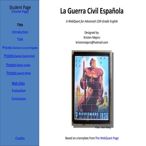EDUC 331 Spanish Civil War Webquest | PPT