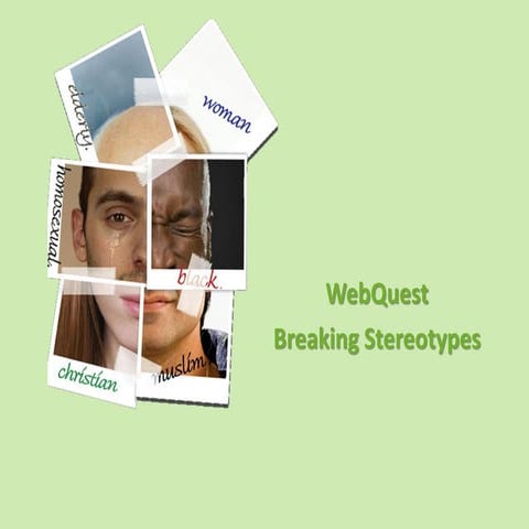 Webquest: Breaking stereotypes | PDF