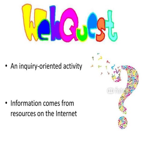 Webquest | PPTX | Technology & Computing