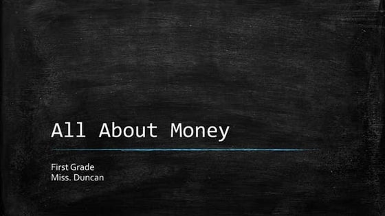 All about money | PPTX
