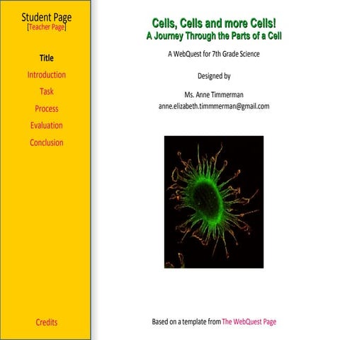 Webquest Cells | PPT