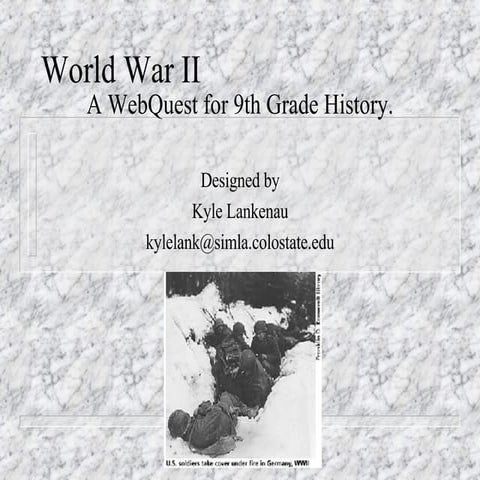 WebQuest WWII | PPT