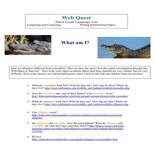 WebQuest1 | PDF