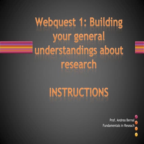 Webquest 1 | PPTX | Homework and Study | Education