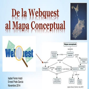 De la Webquest al mapa conceptual | PPT