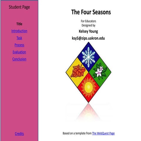 4 seasons teaching plan lesson 1 | DOC