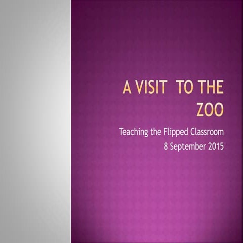 A Visit to the Zoo | PPTX