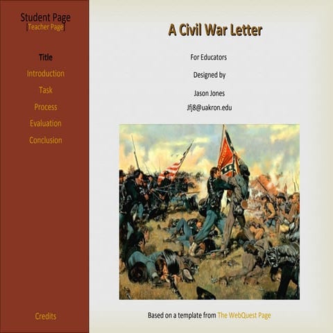 Web quest civil war 1 | PPT | Education