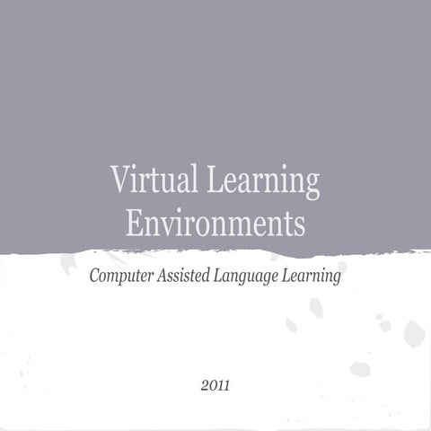 VIRTUAL LEARNING ENVIRONMENTS | PDF