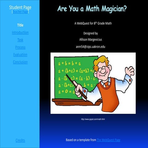 Math Webquest | PPT