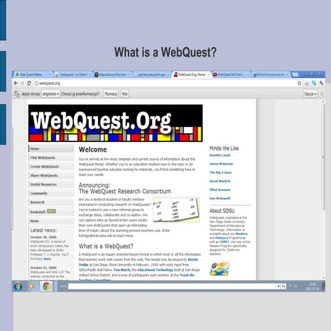 Web quests | PPT