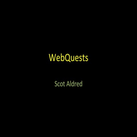 Web Quests For Cqu Library | PPT | Internet for Beginners | Internet