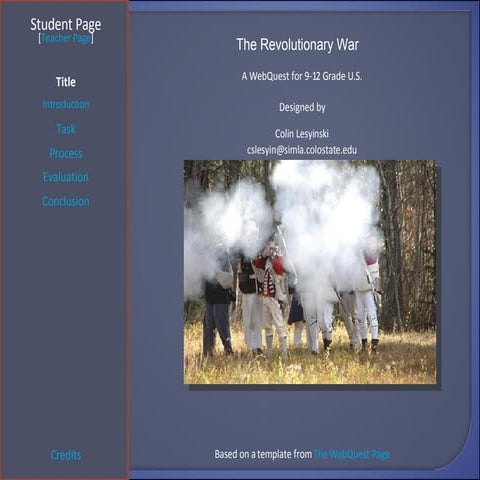 Revolutionary War Webquest | PPT
