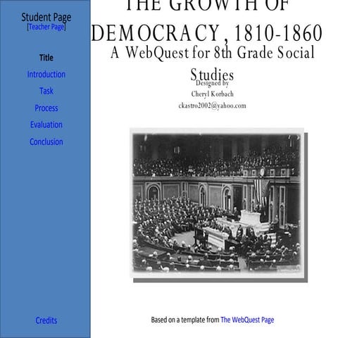 Growth of Democracy, 1810-1860 | PPT