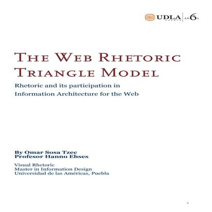 Rhetoric Model for Web | PDF