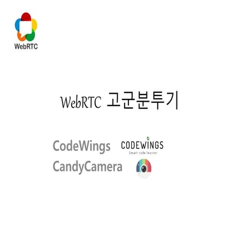 Web rtc 고군분투기 김현수 | PPT