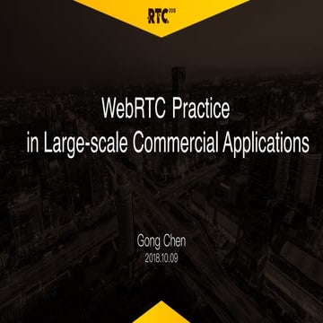 Agora.io WebRTC Meetup Tokyo | PDF | Computer Networking | Computing