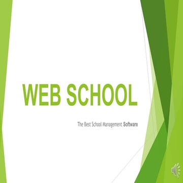 Web School ERP User Manual | PPT