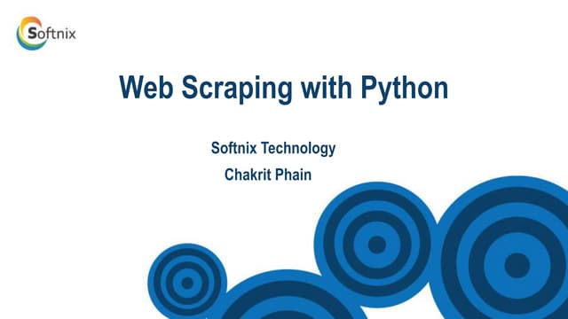 Web Scraping With Python Ppt 7825
