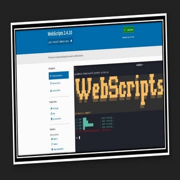 Webscripts Server | PPT