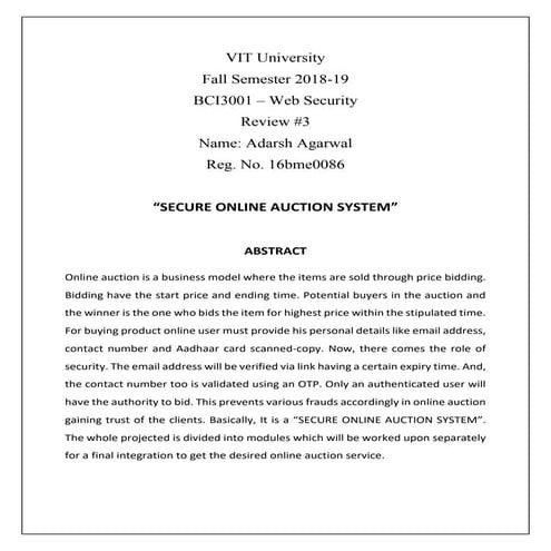 Web Security Report | PDF