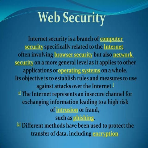 Web security | PPT