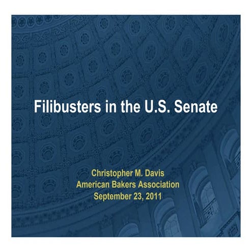 Web senate filibuster | PDF