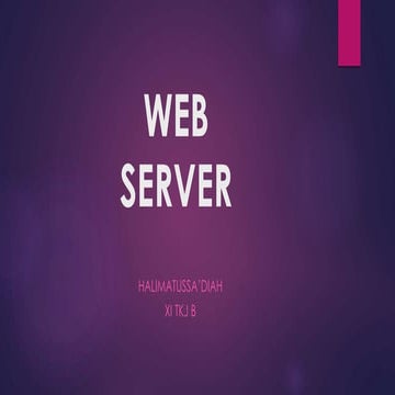Web server | PPTX