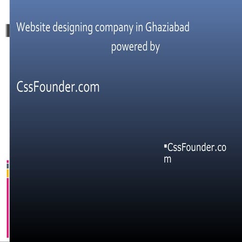Websie designing company in ghaziabad | PPT