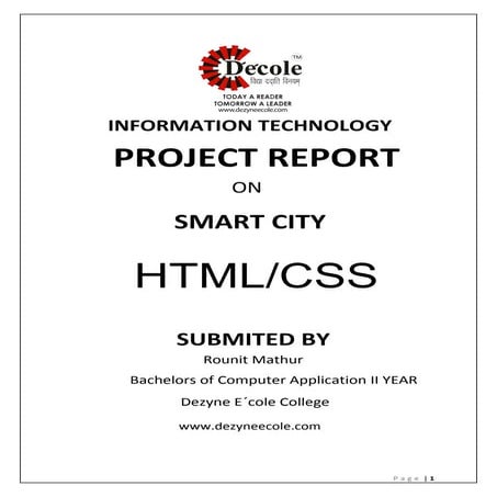 Rounit Mathur , BCA Third Year | PDF