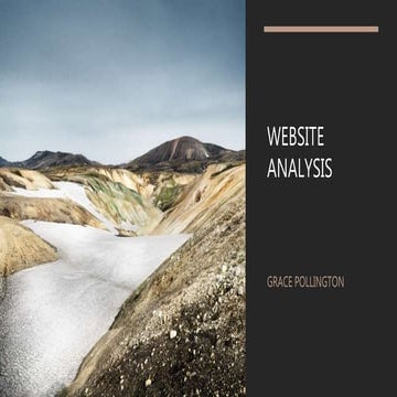 Website Analysis | PPT