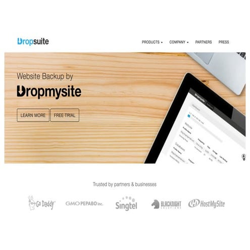 Website Backup by Dropsuite | PDF